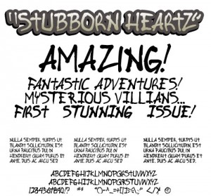 Stubborn Heartz TBS font