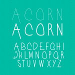 Acorn font