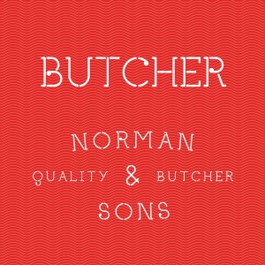 Butcher font