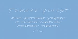 Tamoro Script font