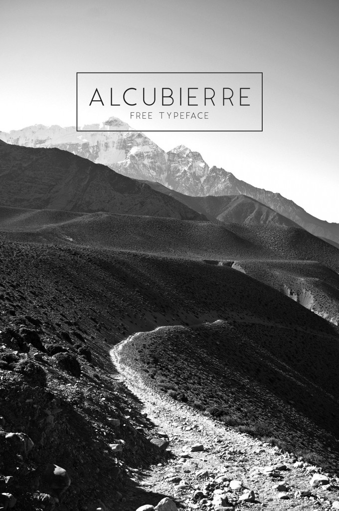 Alcubierre font