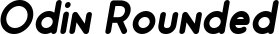 Odin Rounded font