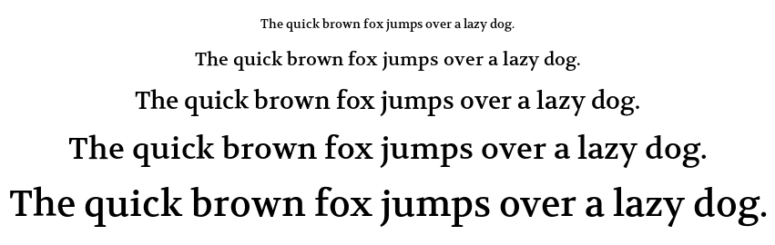 Volkhov font